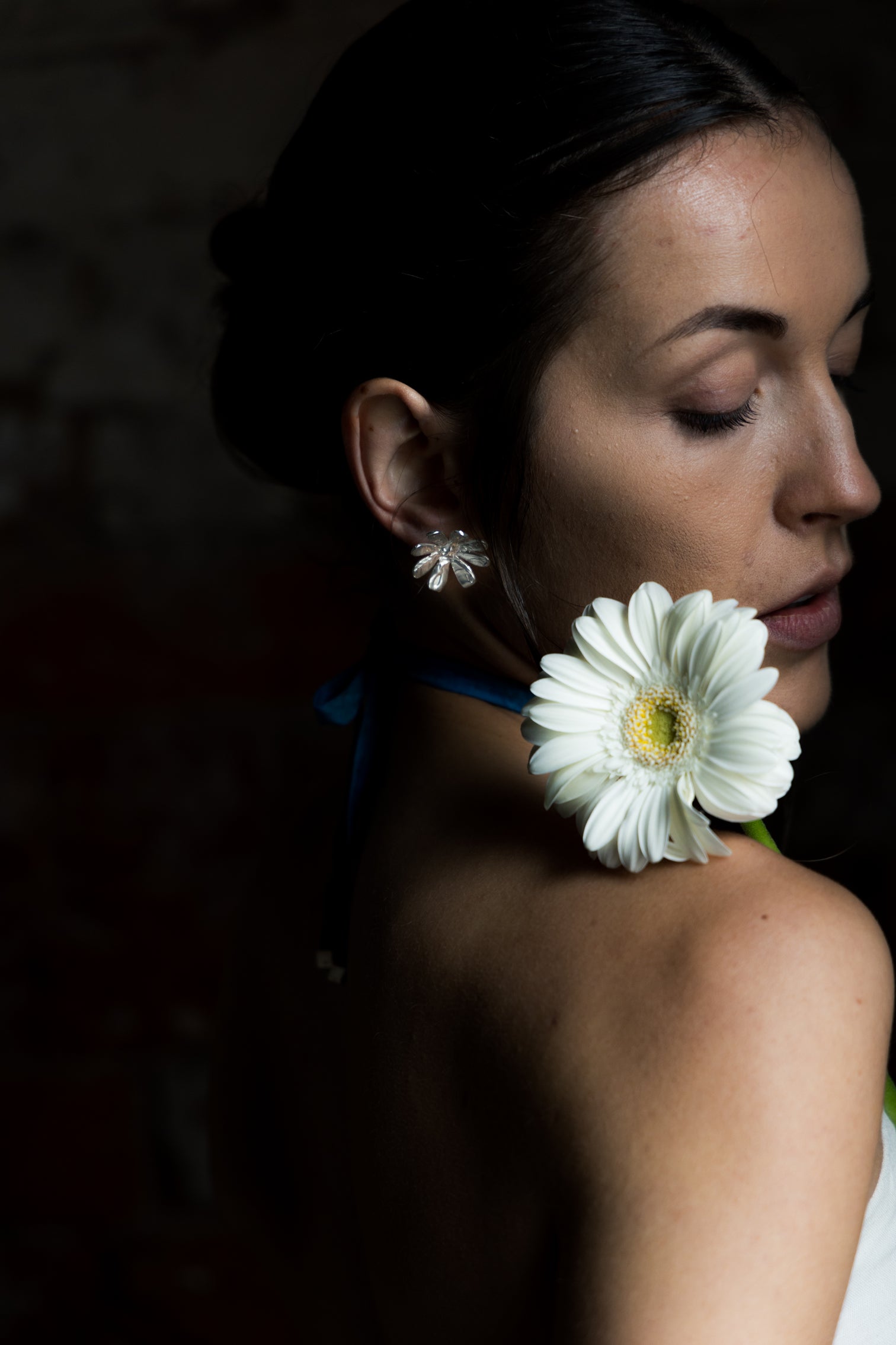 Silver Daisy Stud Earrings – ANUKA Jewellery