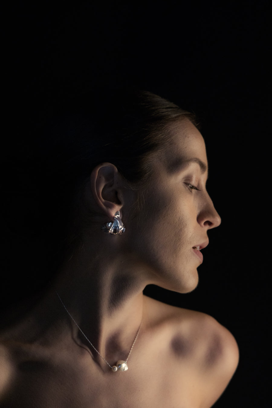 Petal Silver Hoops – ANUKA Jewellery
