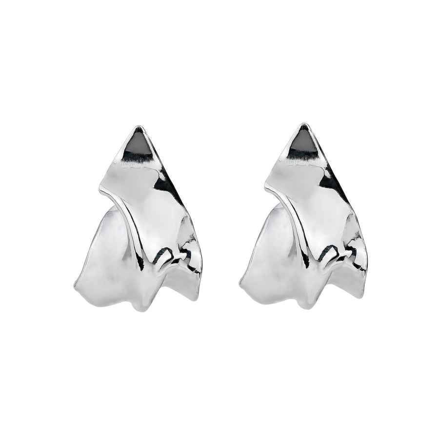 Petal Silver Hoops – ANUKA Jewellery