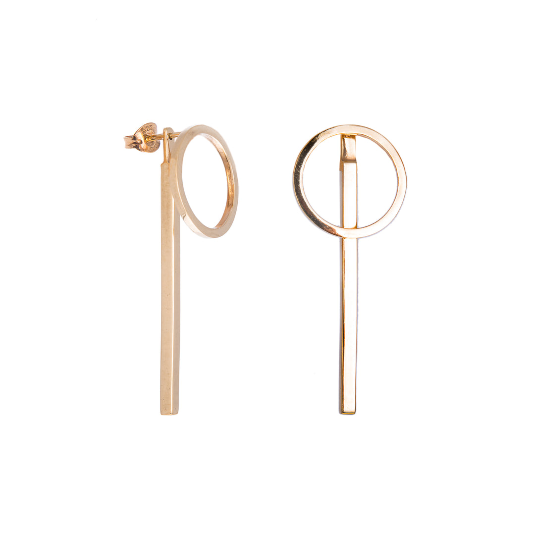 Amati Gold Stud & Bar Earrings | Ethical Jewellery | ANUKA Jewellery